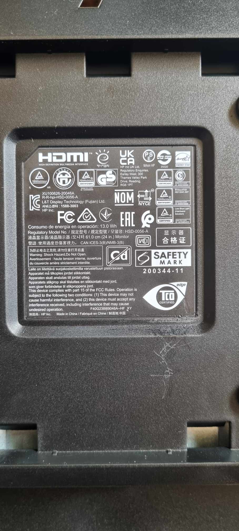 Set of Two HP EliteDisplay E24i G4 Monitors with Dual Monitor Arm – Co ...